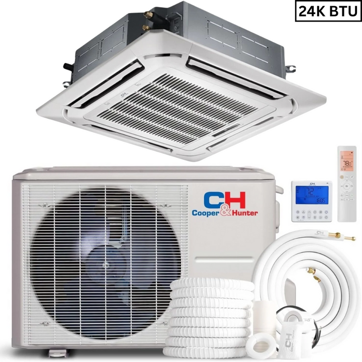 One Zone Ceiling Cassette System for Home Use