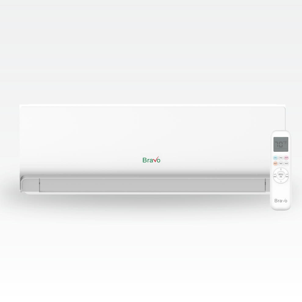 Bravo Milano Ductless Mini Split AC & Heat Pump – 12000 BTU 230V, up to ...