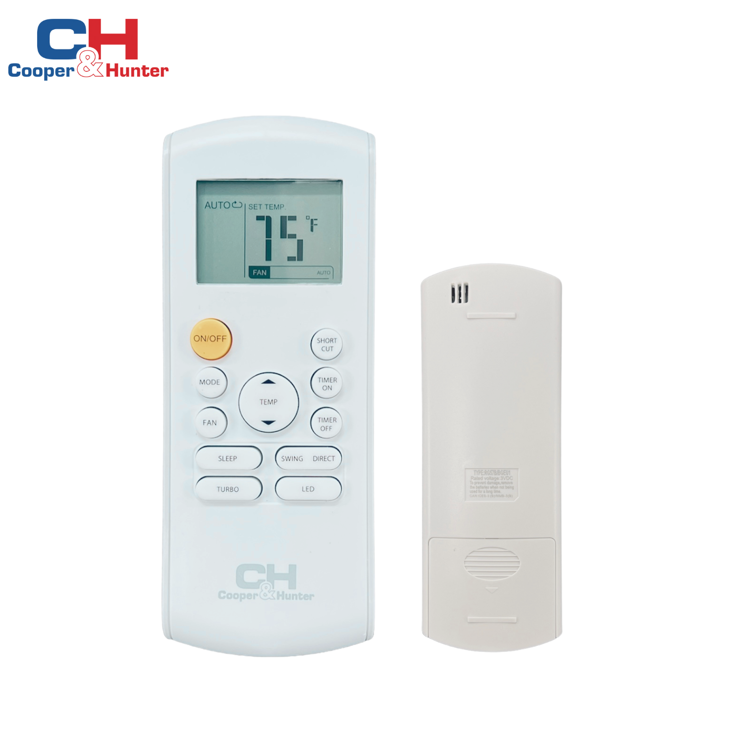 Remote Control Replacement for Cooper & Hunter Light Commercial Mini ...