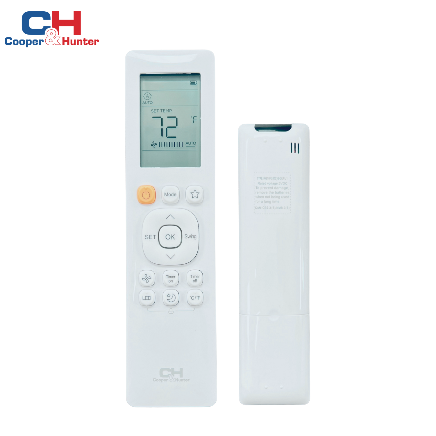 Remote Control Replacement for Cooper & Hunter Multi Position Air ...